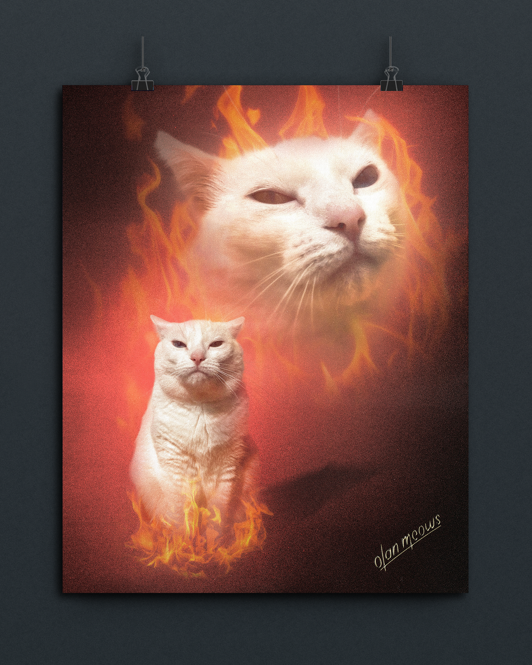 Custom Pet Portraits – Olan Meows